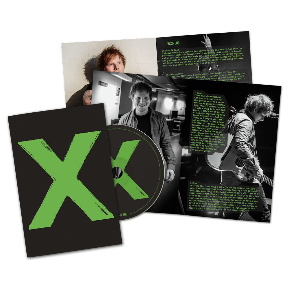 x (10th Anniversary Edition) Deluxe CD Zine | Ed Sheeran